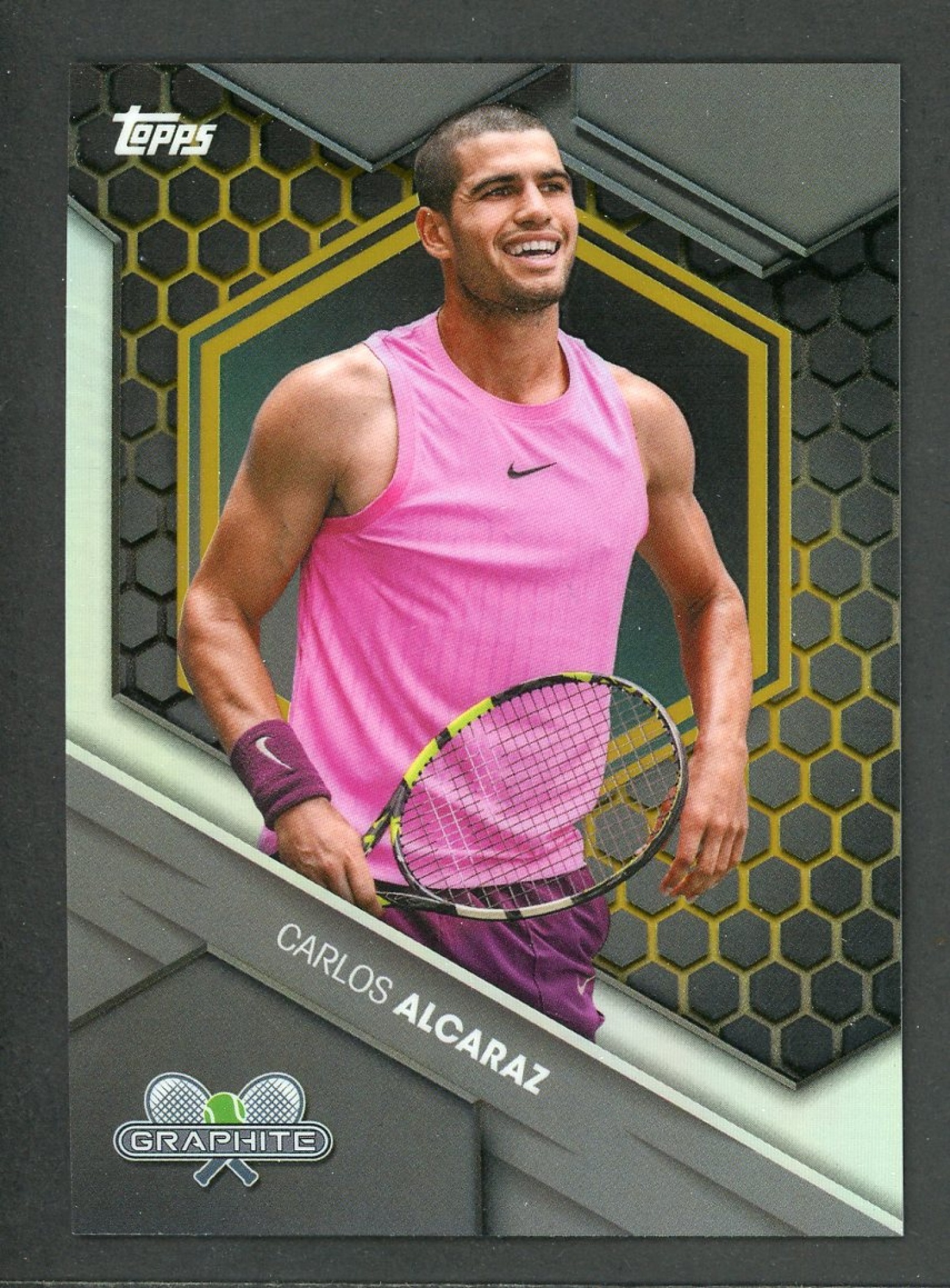 Carlos Alcaraz 2026 Topps Graphite #3 Gold Refractor /25 Price Guide ...