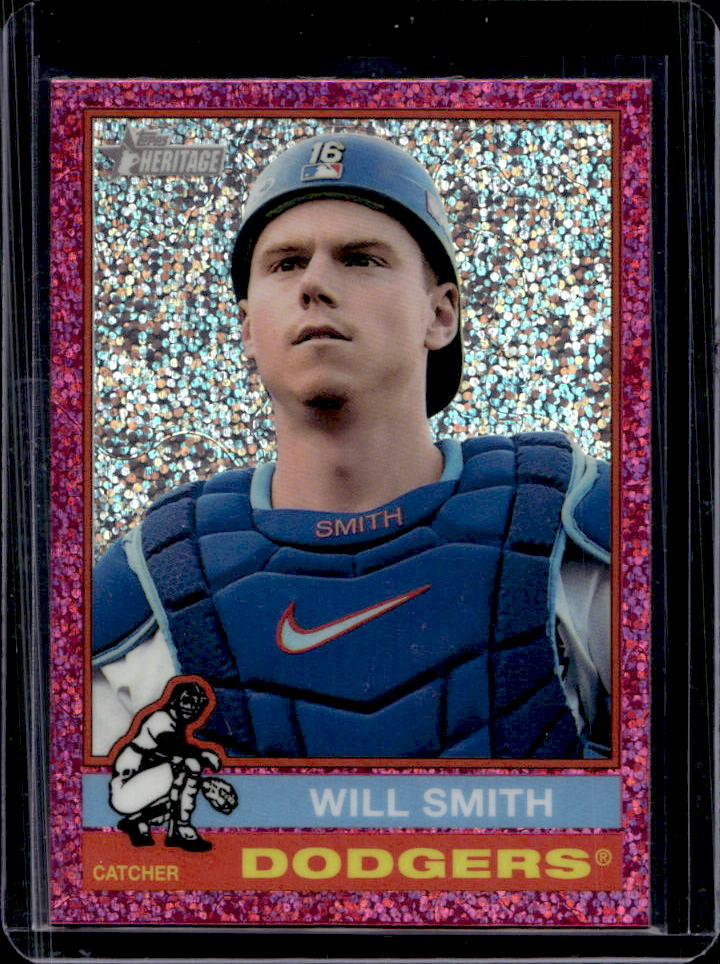 Will Smith 2025 Topps Heritage #397 Chrome - Pink Sparkle Refractor ...