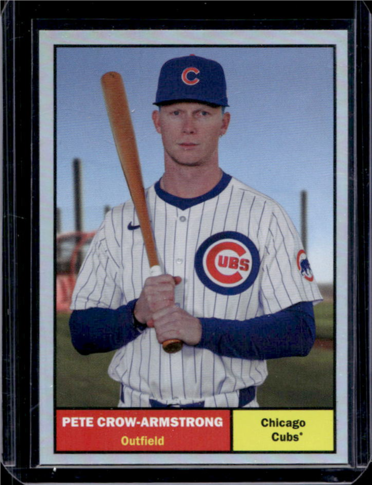 Pete Crow-Armstrong 2025 Topps Heritage #H25-10 25th Anniversary ...