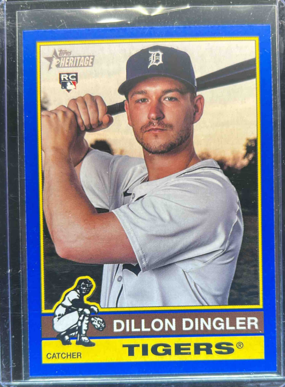 Dillon Dingler 2025 Topps Heritage #130 Light Purple Border Price Guide ...