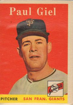 Paul Giel Baseball Cards Price Guide - Sports Card Investor