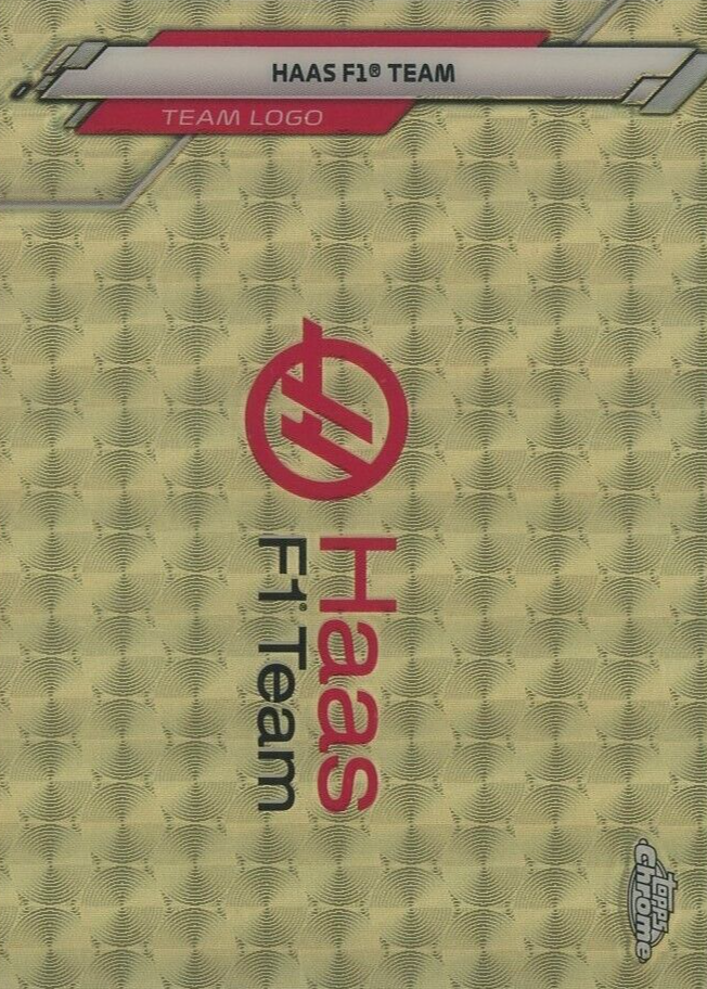 Haas F1 Team 2020 Topps Chrome Formula 1 #120 Team Logos - Superfractor ...