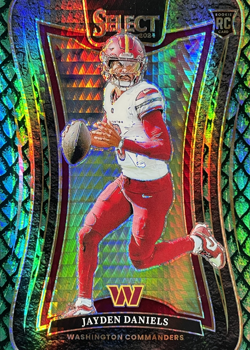 Jayden Daniels 2024 Select #380 Suite Level Dragon Scale /81 Price ...