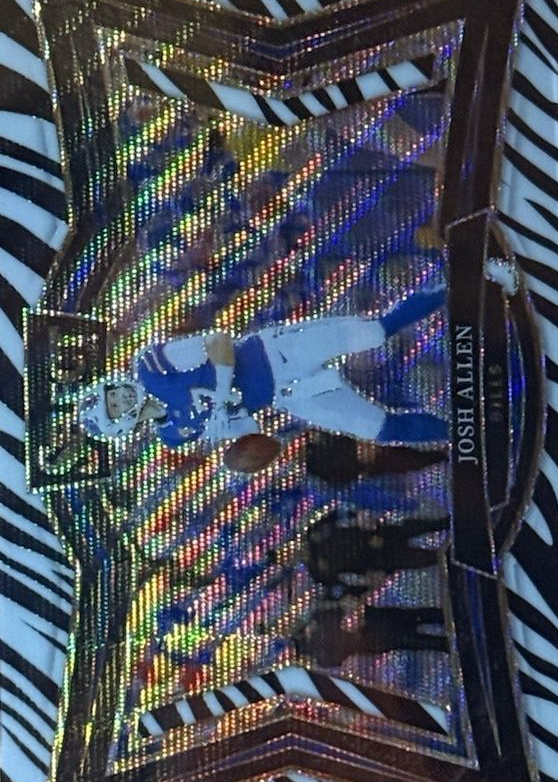 Josh Allen 2024 Select #468 Field Level Zebra /(SSP) Price Guide ...