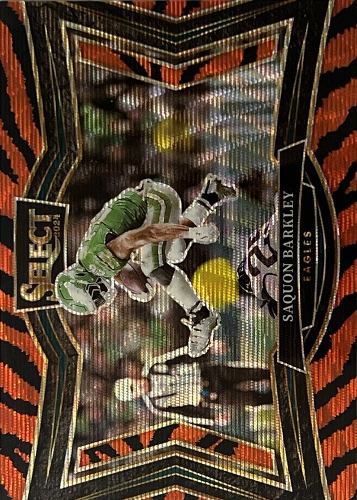 Saquon Barkley 2024 Select #492 Field Level Tiger /(SSP) Price Guide ...