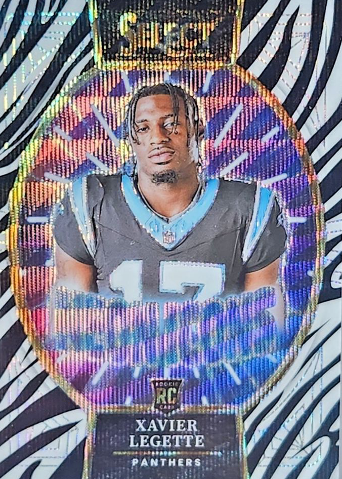 Xavier Legette 2024 Select #7 Neon Icons - Zebra /(SSP) Price Guide ...