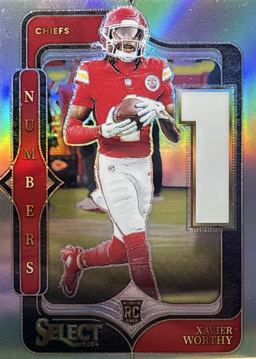 Xavier Worthy 2024 Select #8 Select Numbers - Silver Price Guide ...