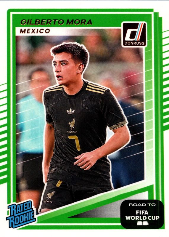 Gilberto Mora 2025 Donruss Road to FIFA World Cup #214 Rated Rookie ...