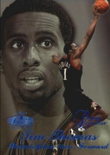Tim Thomas (NBA) 1997 Flair Showcase #25 Row 3 - Legacy Collection /100 ...