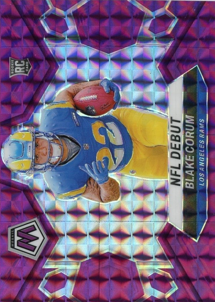 Blake Corum 2024 Mosaic #278 NFL Debut - Purple /49 Price Guide ...
