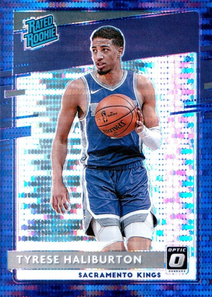 Tyrese Haliburton 2020 Optic #162 Purple Pulsar Price Guide - Sports ...