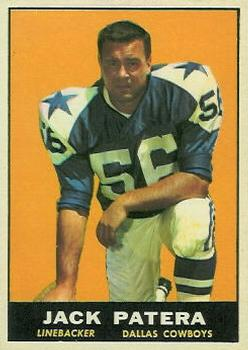 Jack Patera Football Cards Price Guide - Sports Card Investor