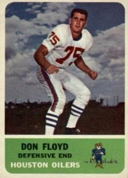 Don Floyd 1962 Fleer #54 Base Price Guide - Sports Card Investor