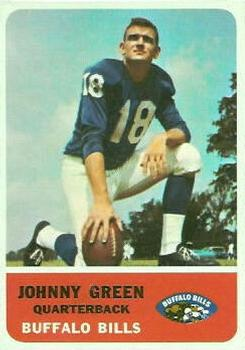 Johnny Green Football Cards Price Guide - Sports Card Investor