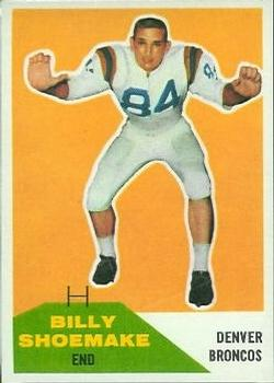 Billy Shoemake Football Cards Price Guide - Sports Card Investor