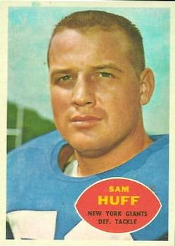 Sam Huff (NFL) 1960 Topps #80 Base Price Guide - Sports Card Investor