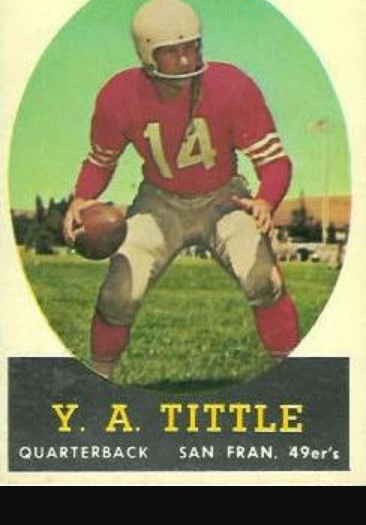 YA Tittle 1958 Topps #86 Base Price Guide - Sports Card Investor