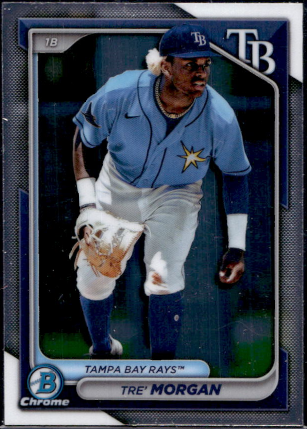 Tre' Morgan 2024 Bowman Sapphire Edition #BCP-126 Base Price Guide ...