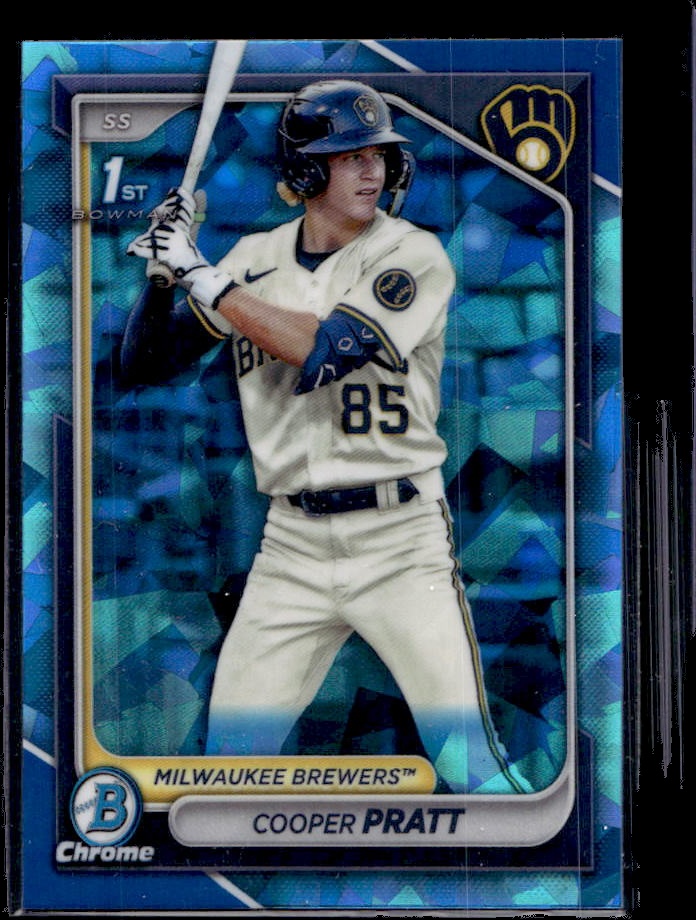 Cooper Pratt 2024 Bowman Sapphire Edition #BCP-137 Base Price Guide ...