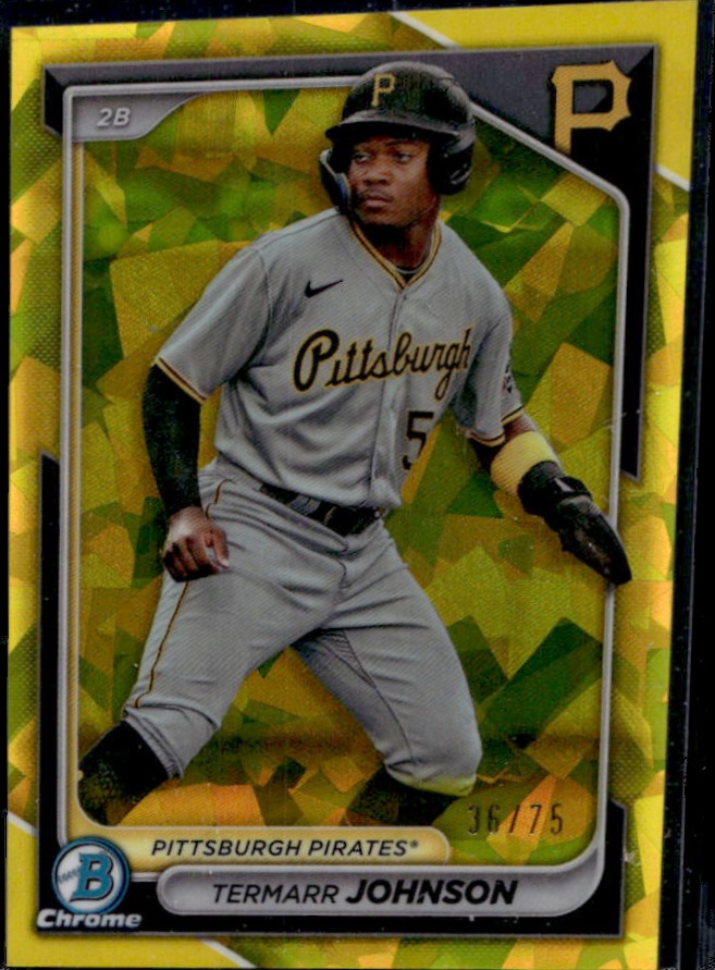 Termarr Johnson 2024 Bowman Sapphire Edition #BCP-24 Yellow /75 Price ...