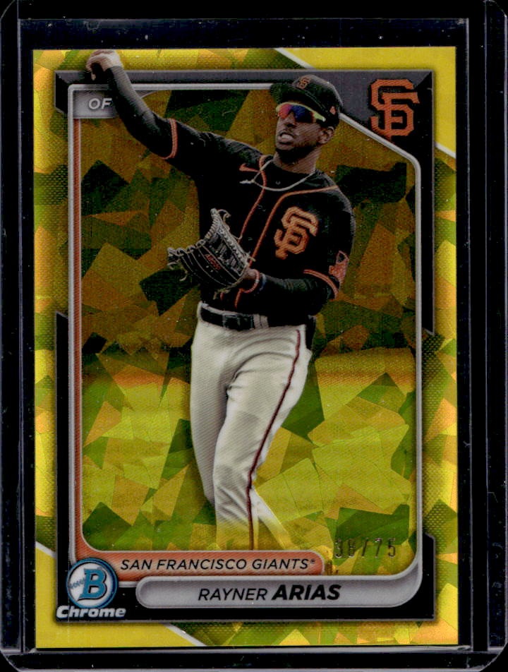 Rayner Arias 2024 Bowman Sapphire Edition #BCP-127 Yellow /75 Price ...