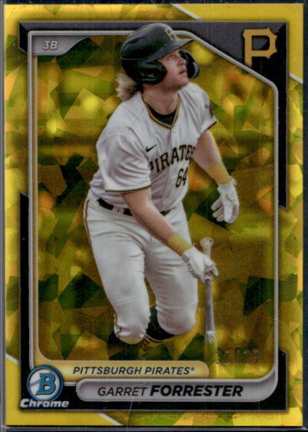 Garret Forrester 2024 Bowman Sapphire Edition #BCP-148 Yellow /75 Price ...