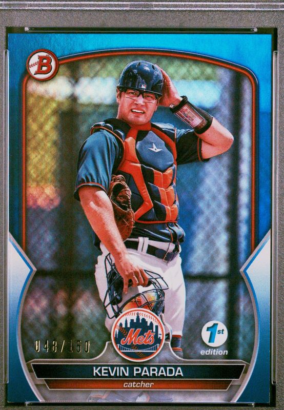 Kevin Parada 2023 Bowman 1st Edition #BPPF-91 Blue Foil /150 Price ...