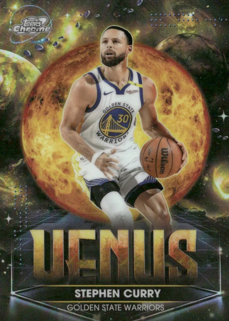 Stephen Curry 2025 Topps Chrome Cosmic #PPV-3 Planetary Pursuit - Venus ...