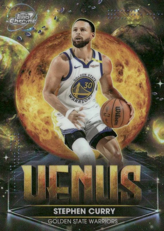 Stephen Curry 2025 Topps Chrome Cosmic #PPV-3 Planetary Pursuit - Venus ...