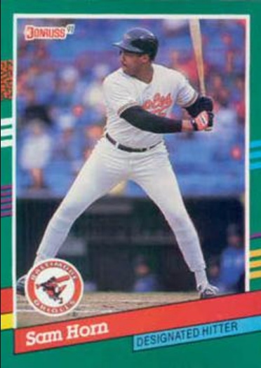 Sam Horn 1991 Donruss #733 Base Price Guide - Sports Card Investor