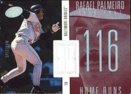 Rafael Palmeiro 1998 SPx Finite #238 Spectrum /2250 Price Guide - Sports Card Investor
