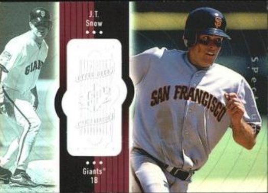 JT Snow 1998 SPx Finite #128 Spectrum /2250 Price Guide - Sports Card ...