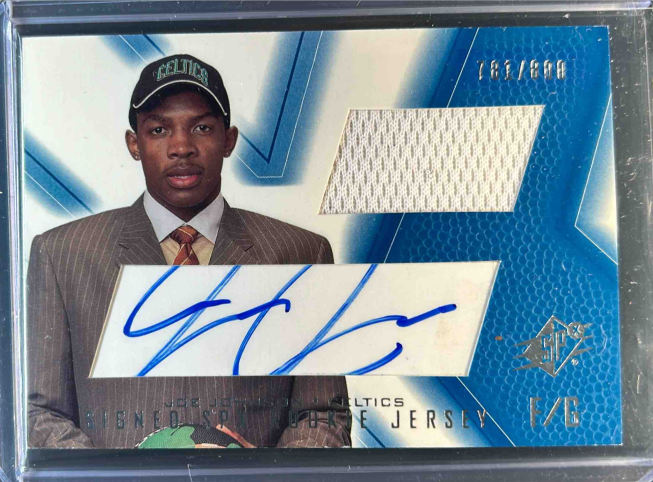 Joe Johnson 2001 SPx #104b Base Price Guide - Sports Card Investor