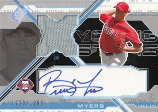 Brett Myers Baseball Cards Price Guide - Sports Card Investor