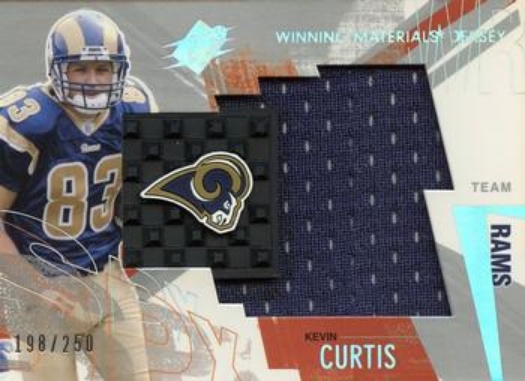 Kevin Curtis 2003 SPx #NFL-KC Winning Materials - Team Logos /250 Price ...