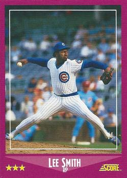 Lee Smith 1988 Score #31 Base Price Guide - Sports Card Investor