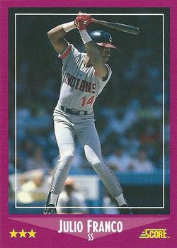 Julio Franco 1988 Score #60 Base Price Guide - Sports Card Investor