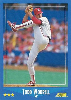 Todd Worrell 1988 Score #202 Base Price Guide - Sports Card Investor