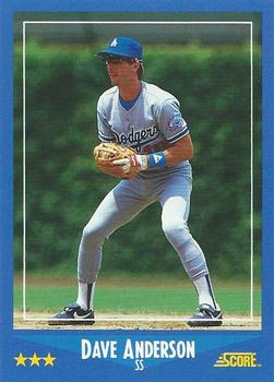 Dave Anderson 1988 Score #166 Base Price Guide - Sports Card Investor