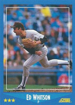 Ed Whitson 1988 Score #167 Base Price Guide - Sports Card Investor