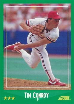 Tim Conroy 1988 Score #384 Base Price Guide - Sports Card Investor