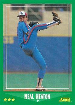 Neal Heaton 1988 Score #430 Base Price Guide - Sports Card Investor