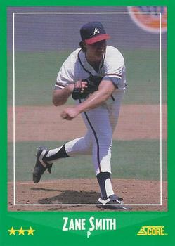 Zane Smith 1988 Score #410 Base Price Guide - Sports Card Investor