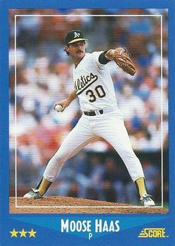 Moose Haas 1988 Score #177 Glossy Price Guide - Sports Card Investor