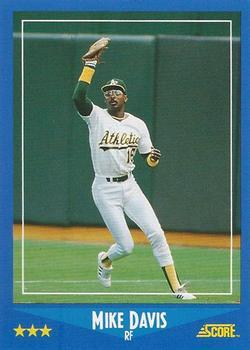 Mike Davis 1988 Score #211 Glossy Price Guide - Sports Card Investor