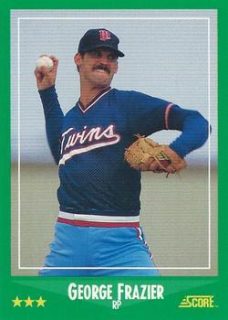 George Frazier 1988 Score #332 Glossy Price Guide - Sports Card Investor