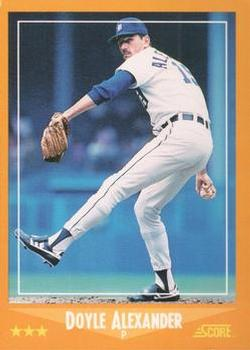 Doyle Alexander 1988 Score #610 Glossy Price Guide - Sports Card Investor
