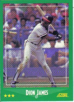 Dion James 1988 Score #395 Glossy Price Guide - Sports Card Investor