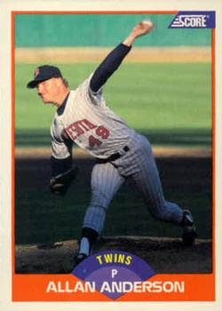Allan Anderson 1989 Score #394 Base Price Guide - Sports Card Investor