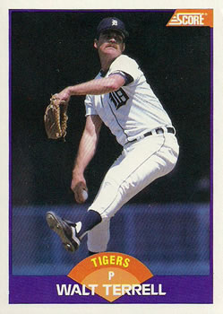 Walt Terrell 1989 Score #314 Base Price Guide - Sports Card Investor